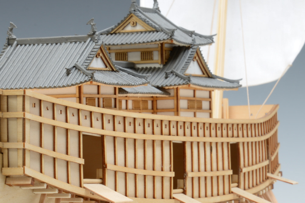 "ATAKE BUNE" Japanese Sengoku-era Warship Model Kit,by Woody JOE
