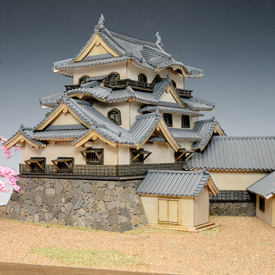 "Hikone Castle"Japanese Castle Model Kits, by Woody JOE